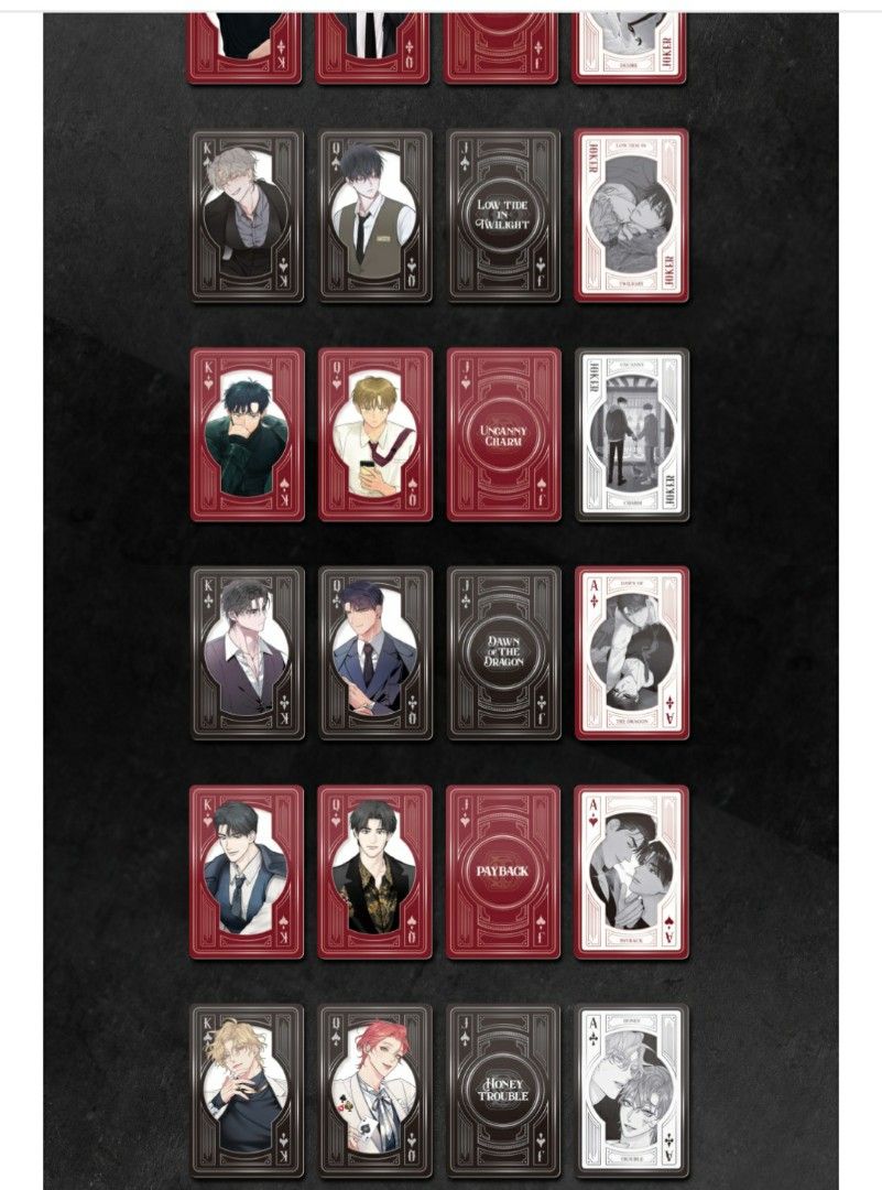 Bl payback honey trouble low tide cards bomtoon set, Hobbies & Toys ...