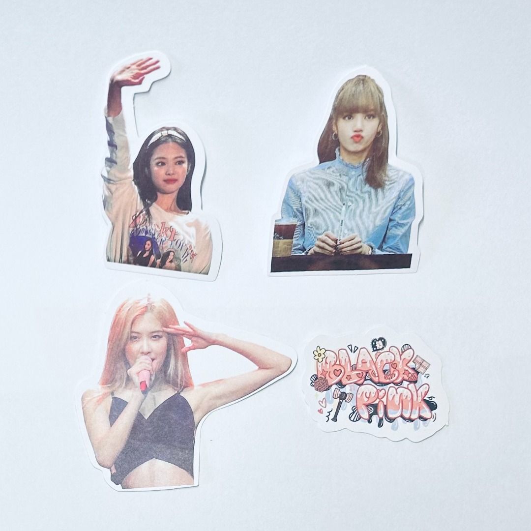 BlackPink Black Pink Sticker Cute waterproof, Hobbies & Toys ...