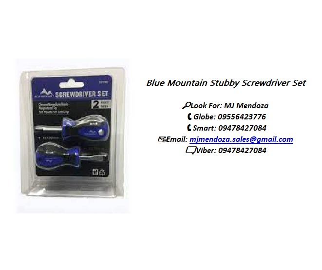 Blue Mountain Stubby Screwdriver Set, Commercial & Industrial ...