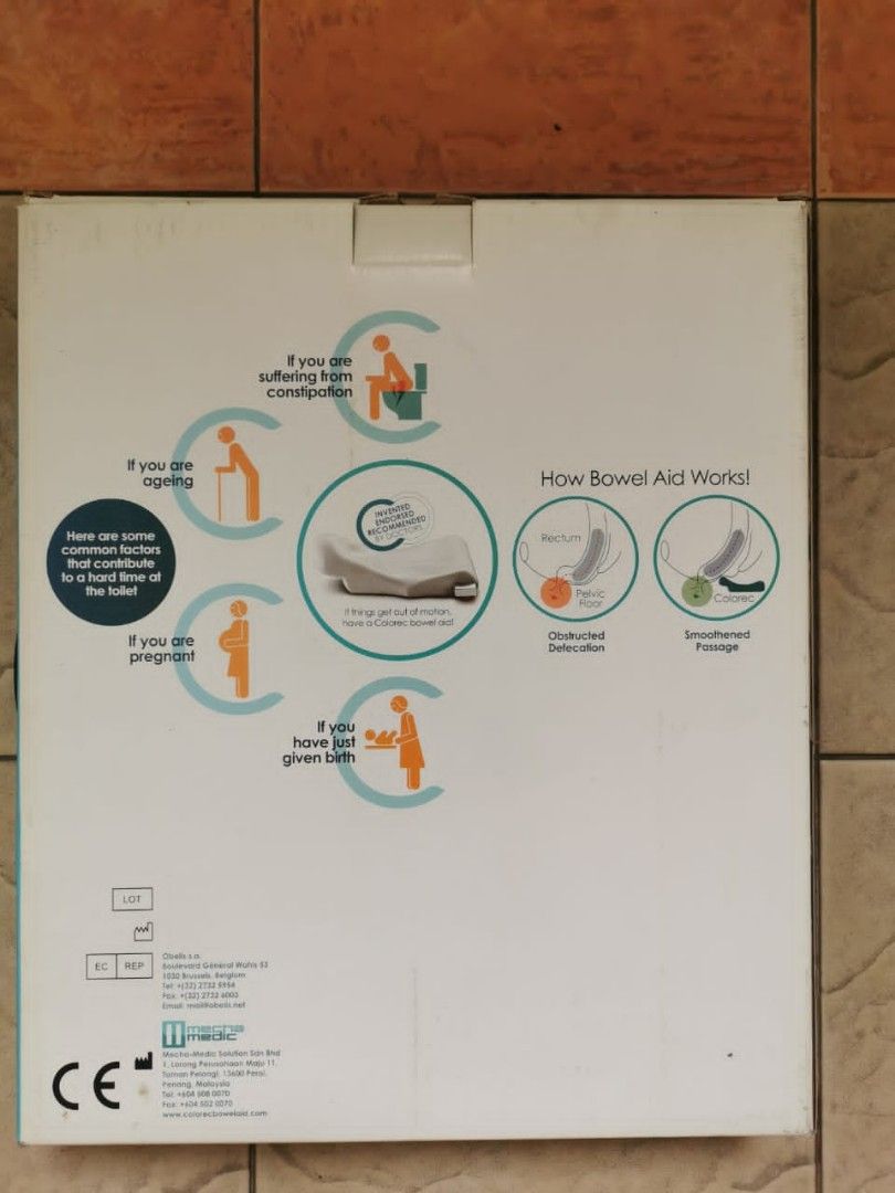 Bowel Aid For Toilet Bowl, Health & Nutrition, Assistive & Rehabilatory ...