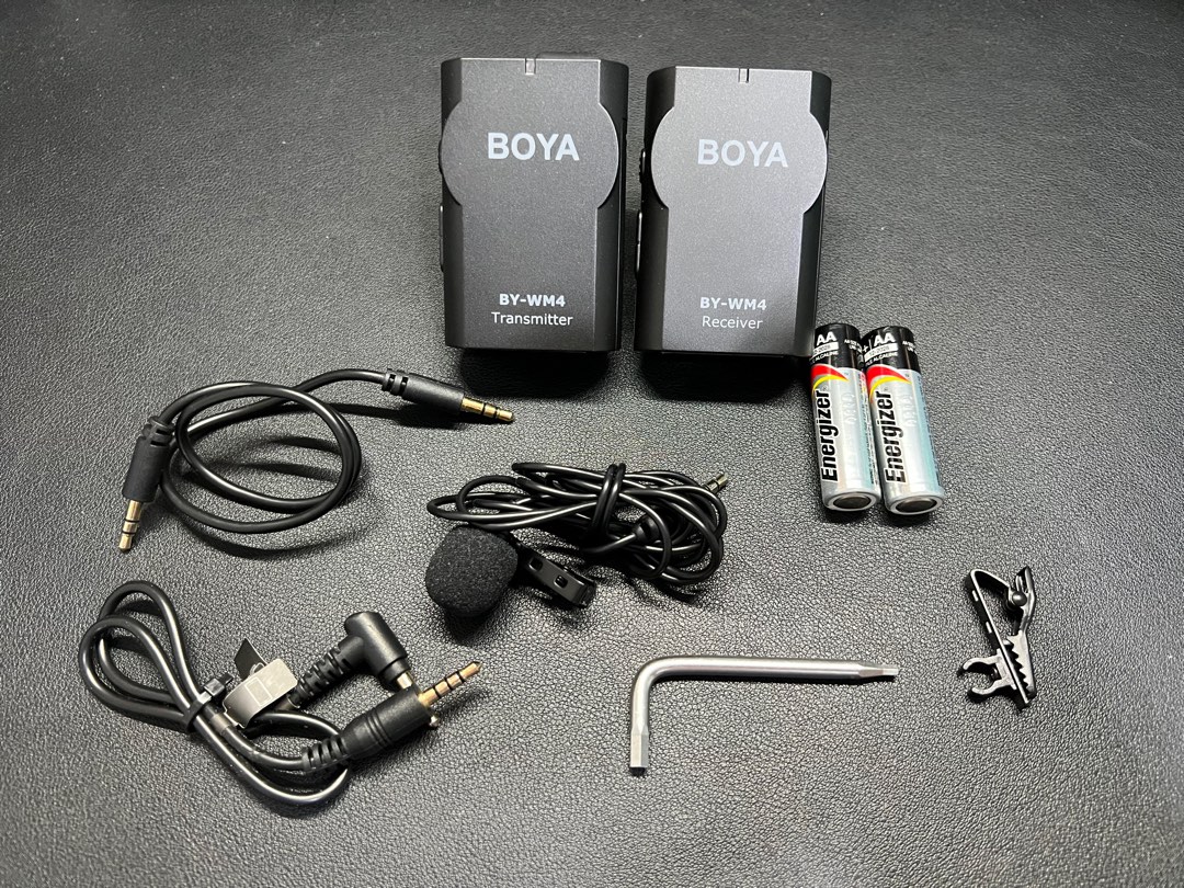 Boya Wireless microphone BY-WM4 not rode, Audio, Microphones on Carousell