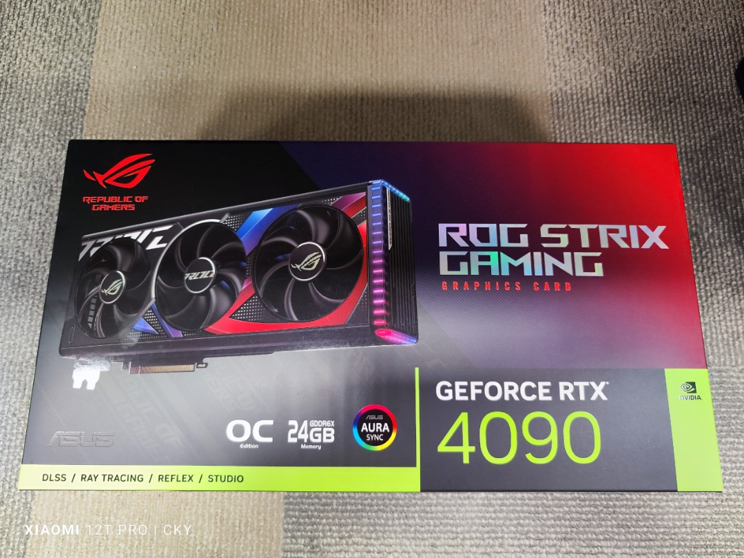 (Brand New RMA set) Asus ROG Strix Gaming GeForce RTX 4090 24GB OC ...