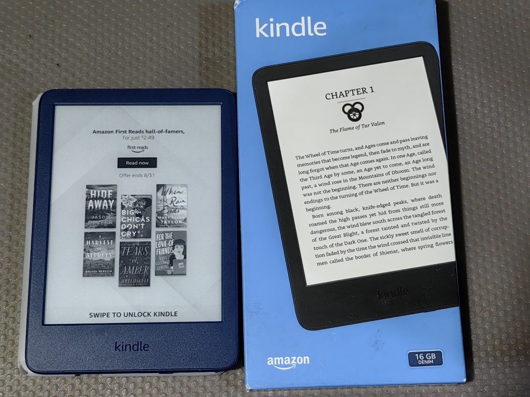 Brand New LATEST Basic Kindle Gen 11, 16GB. Denim Blue Color. Slight ...