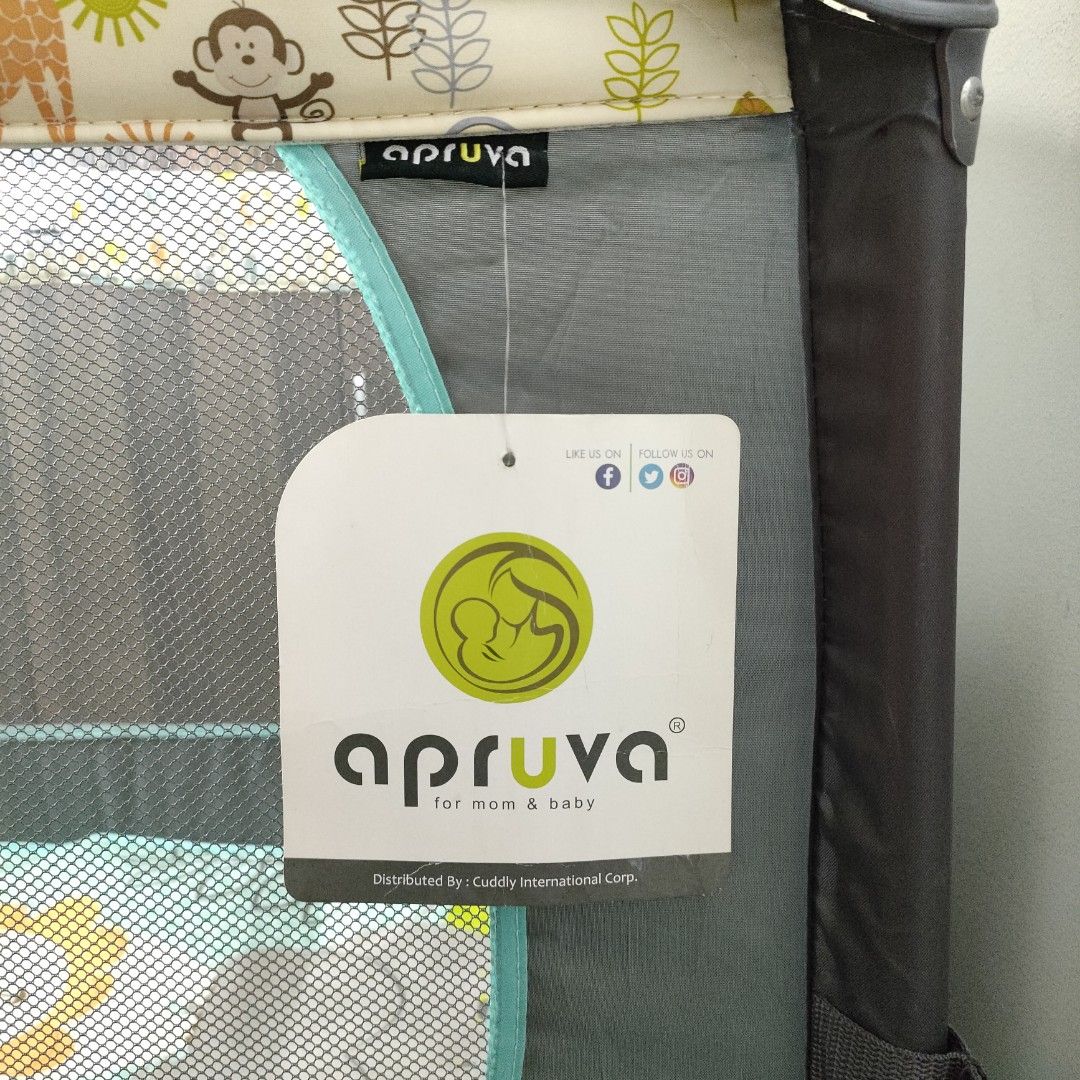 BUNDLE: Apruva Dream and Play Co-Sleeper Playpen + Uratex Crib Foam + 2 ...