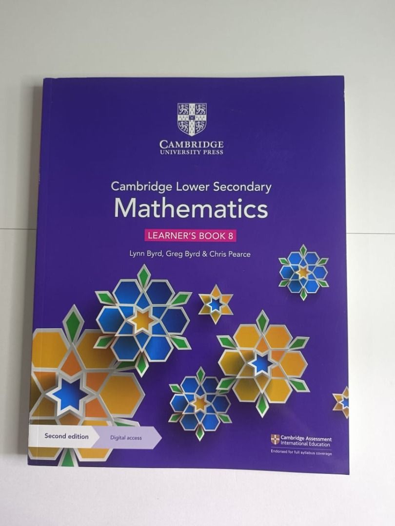 Cambridge Lower Secondary Mathematics Learner's Book 8, Hobbies & Toys ...