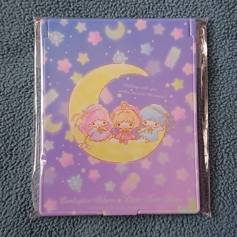 Card Captor Sakura CCS x Little Twin Stars SANRIO Pocket Flip Mirror ...