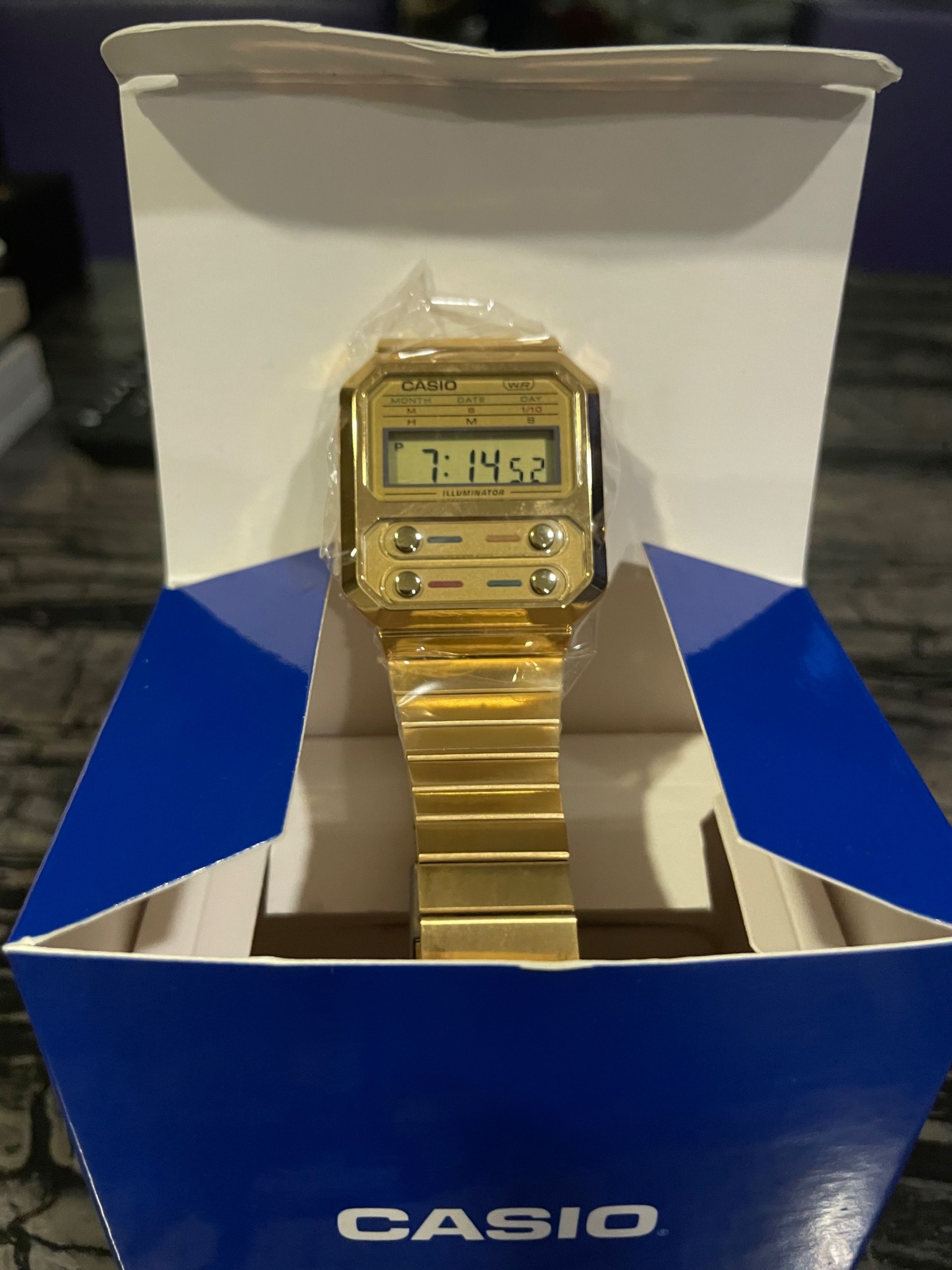 Casio Gold Vintage Watch, Luxury, Watches on Carousell