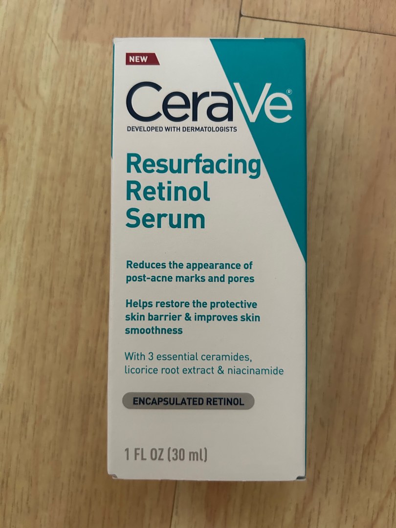 CeraVE Resurfacing Retinol Serum, Beauty & Personal Care, Face, Face ...