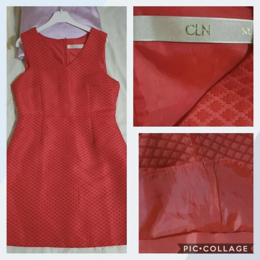CLN Red Formal Dress on Carousell