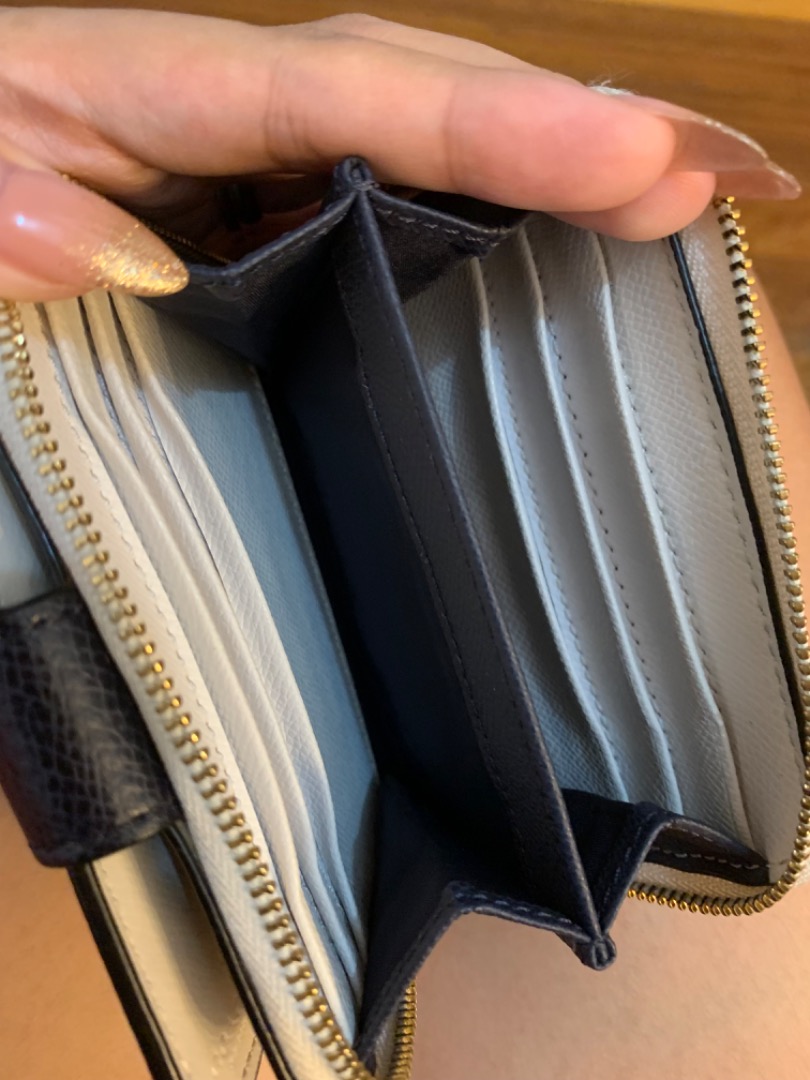 Coach Billfold Wallet for Women White on Carousell