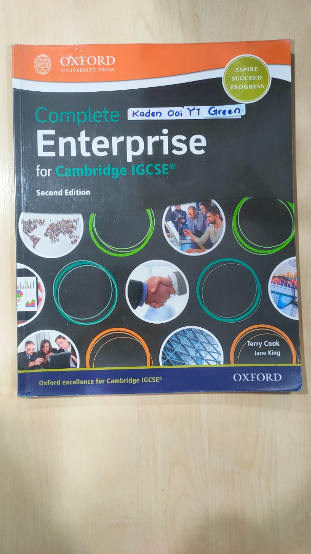 COMPLETE ENTERPRISE FOR CAMBRIDGE IGCSE (SECOND EDITION), Hobbies ...