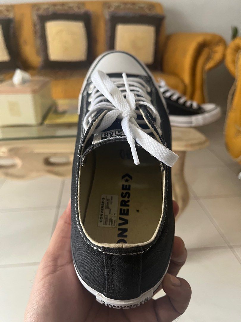 Converse chuck taylor All Star canvas Balck, Fesyen Pria, Sepatu ...