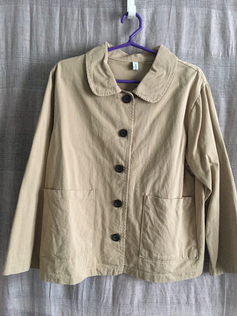 Coffee Coat, Women's Fashion, Coats, Jackets and Outerwear on Carousell