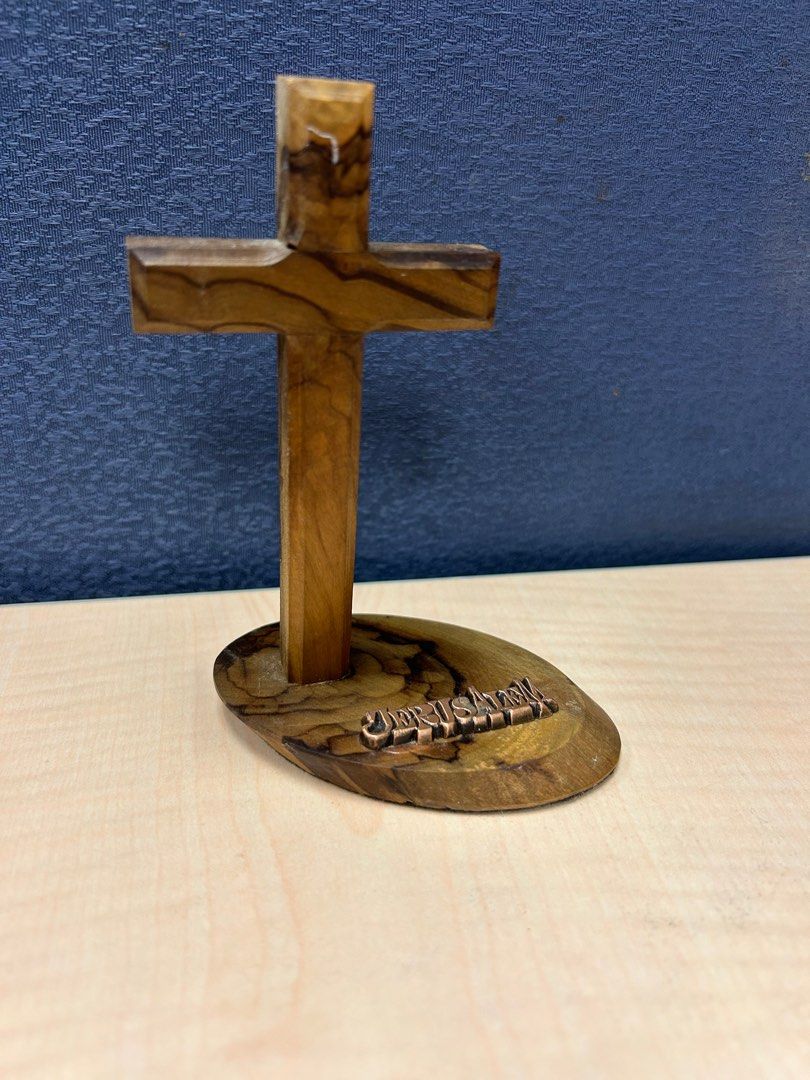 Cross with Jerusalem wording, Furniture & Home Living, Home Decor ...