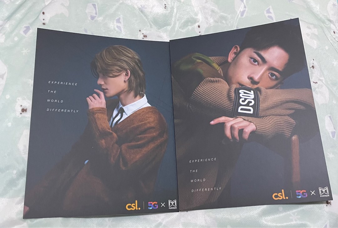 CSL 5G 簽名卡 Mirror mini poster postcard Edan Jeremy Anson Lo Anson Kong Alton Lokman, 興趣及遊戲, 收藏品及 ...