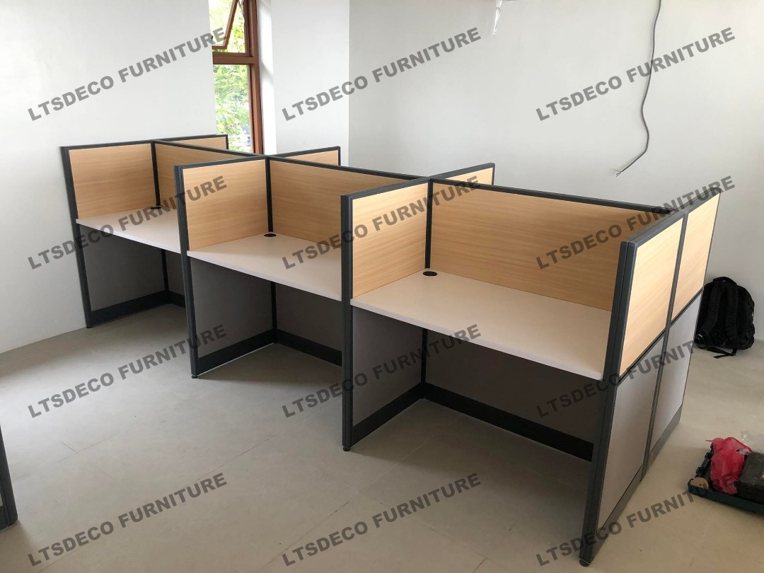 cubicle office partition * bpo modular table office furnitures on Carousell