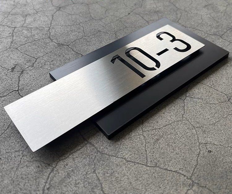 Customised Unit Sign door sign/unit number signage Customised Door Unit ...