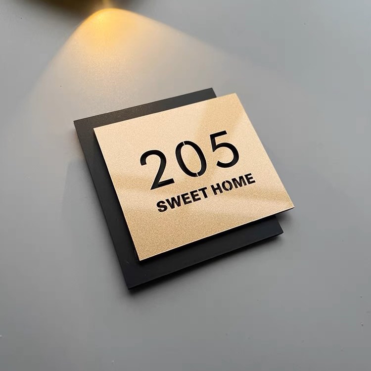 Customised Unit Sign door sign/unit number signage Customised Door Unit ...