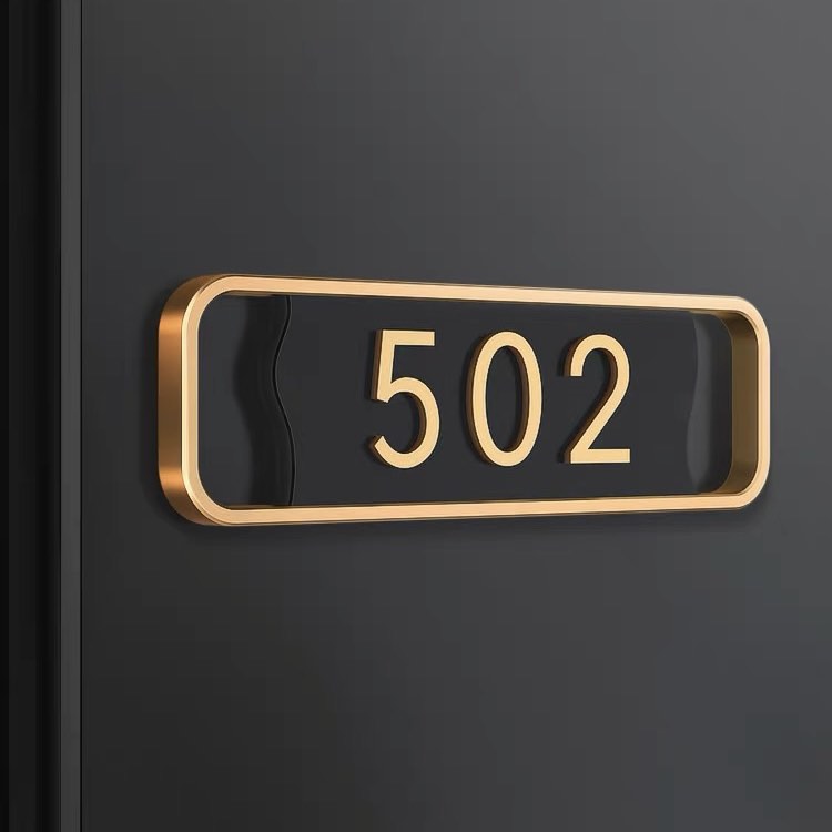 Customised Unit Sign door sign/unit number signage Customised Door Unit ...