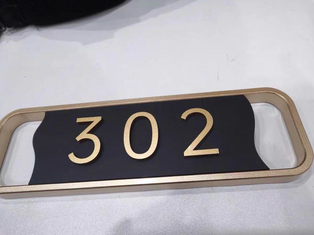 Customised Unit Sign door sign/unit number signage Customised Door Unit ...