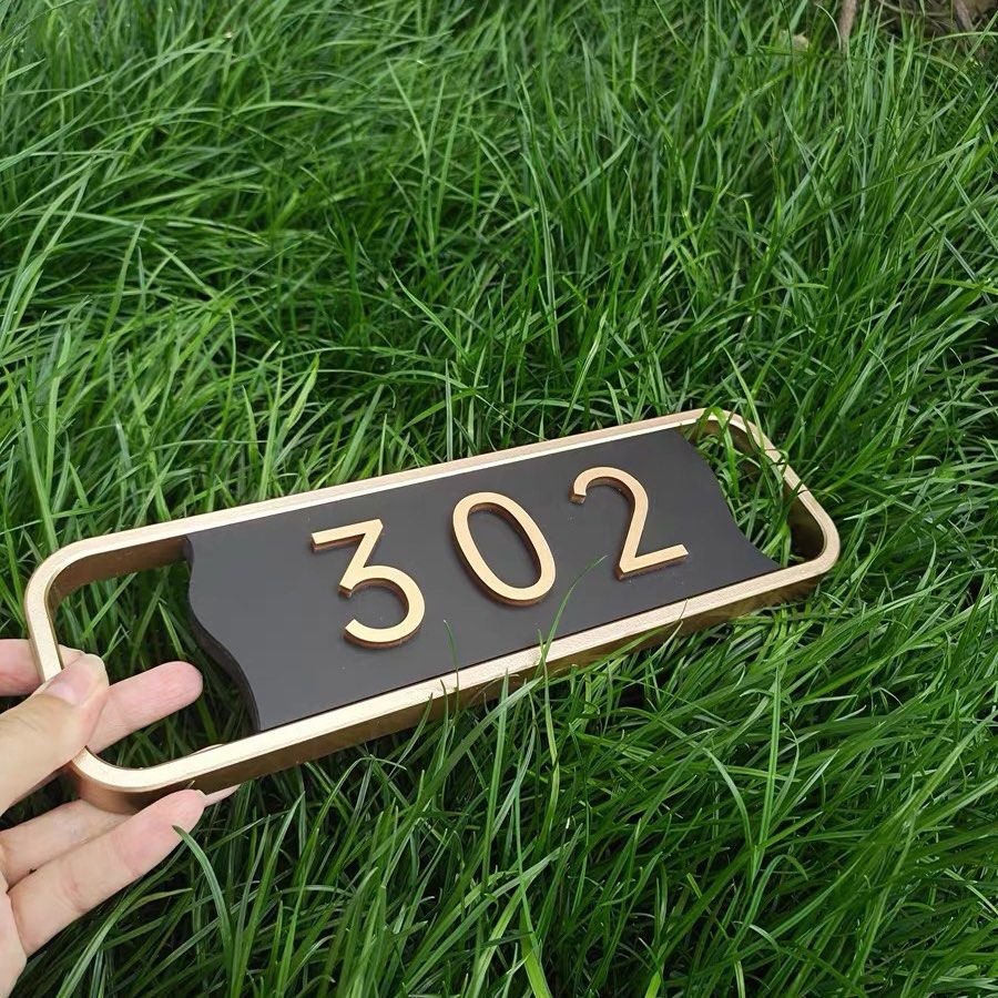 Customised Unit Sign door sign/unit number signage Customised Door Unit ...