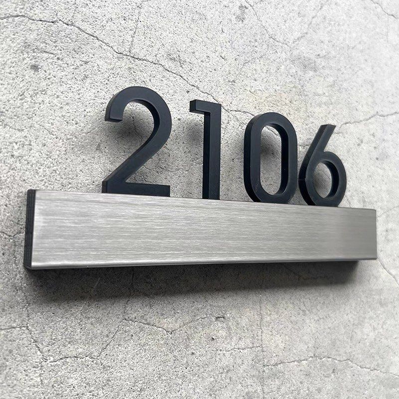 Customised Unit Sign door sign/unit number signage Customised Door Unit ...