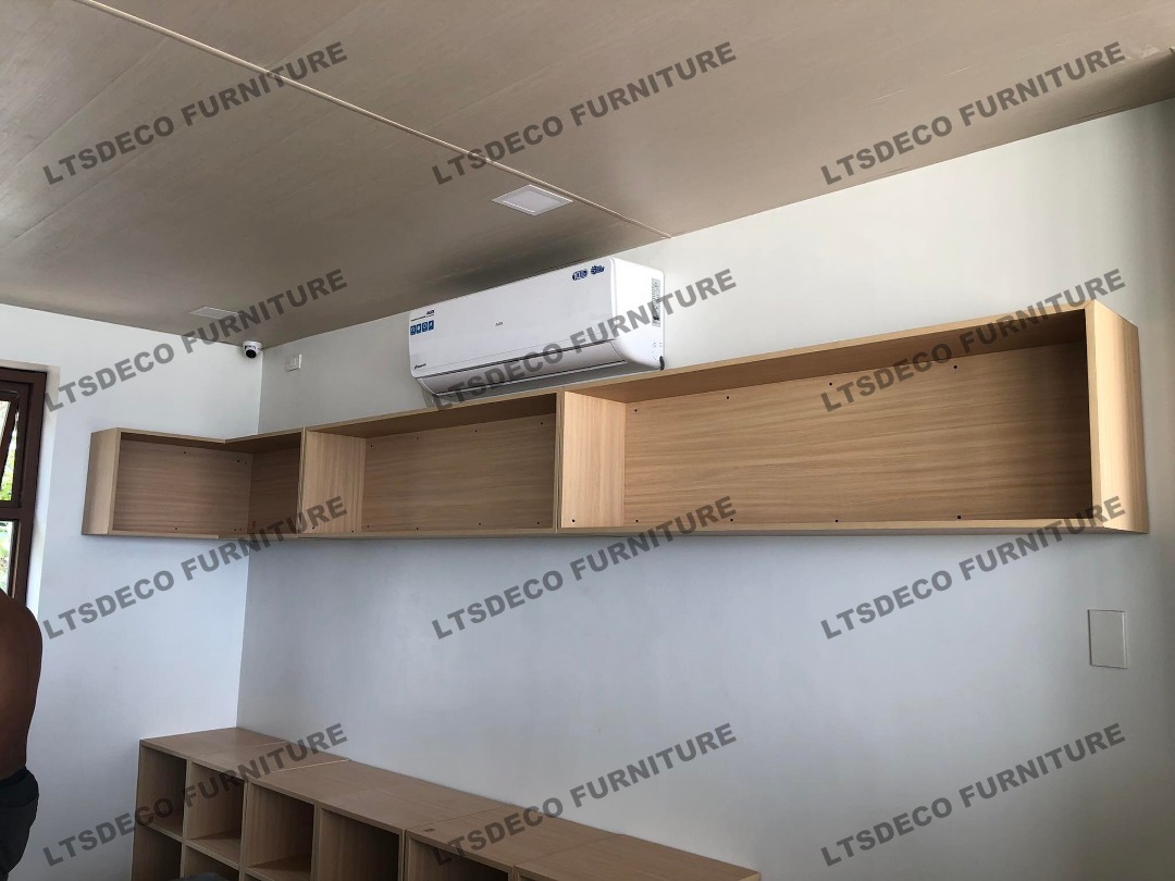 CUSTOMIZED HANGING OPEN CABINET OFFICE PARTITION FURNITURE on Carousell