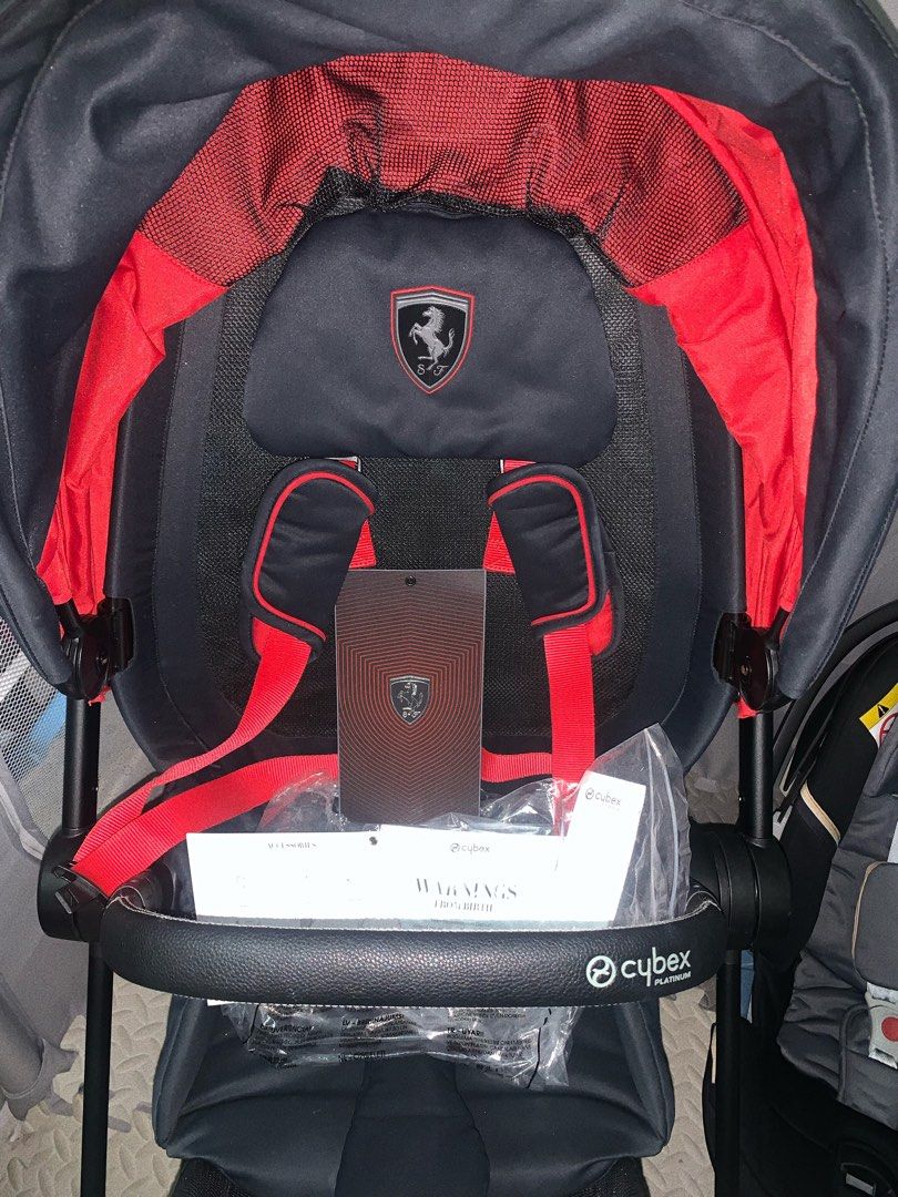 Cybex Platinum Mios 2 Ferrari 送CarSeat 白金碳纖 法拉利限量版 stroller 雙向 避震 bb車 ...