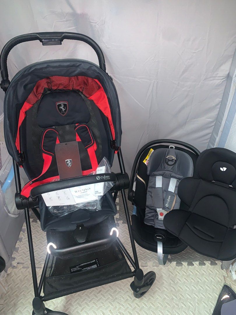 Cybex Platinum Mios 2 Ferrari 送CarSeat 白金碳纖 法拉利限量版 stroller 雙向 避震 bb車 ...