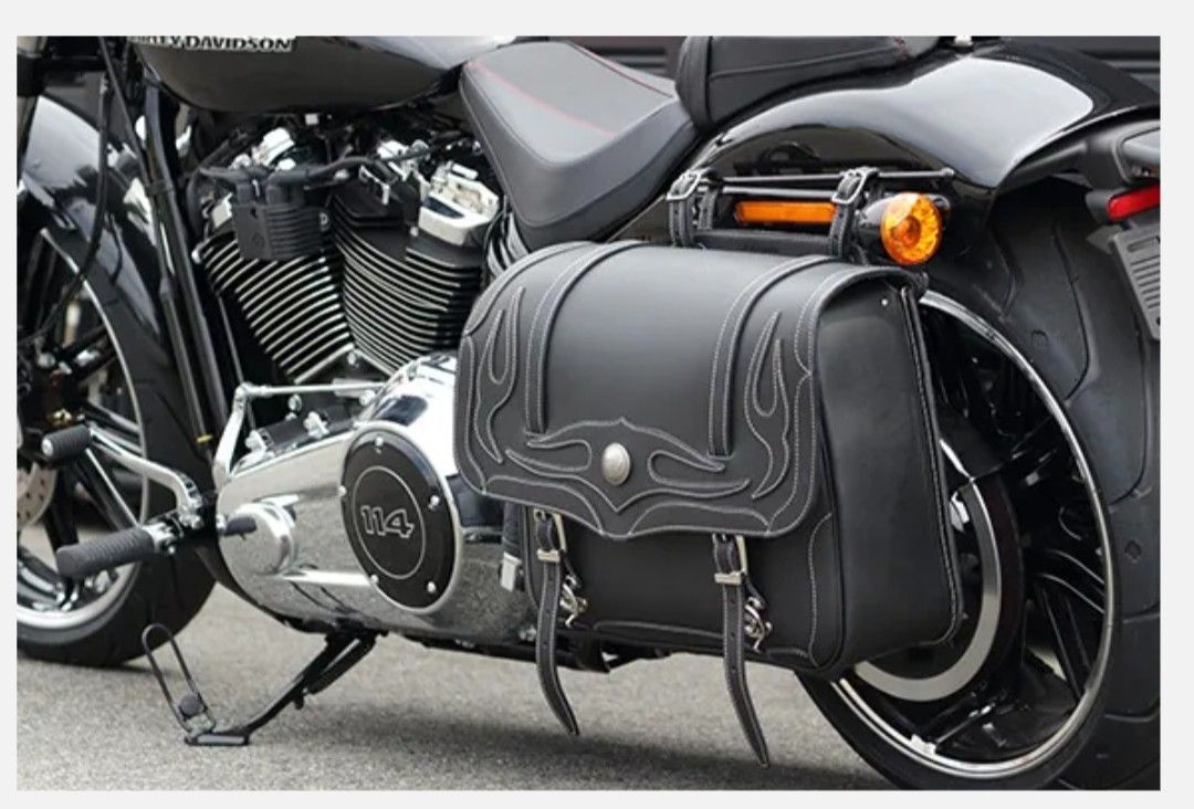 Degner SB-29 Leather Saddlebag, Motorbikes on Carousell