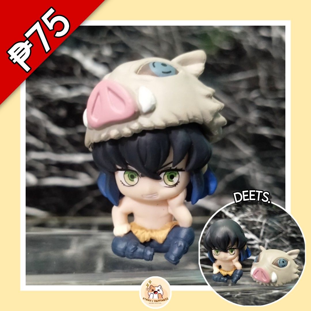 Demon Slayer Inosuke Hashibira Suwarasetai mini figure on Carousell
