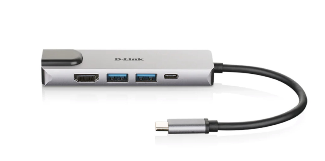 D-Link 5-in-1 USB-C Hub with HDMI, Ethernet & Power Delivery(DUB-M520 ...