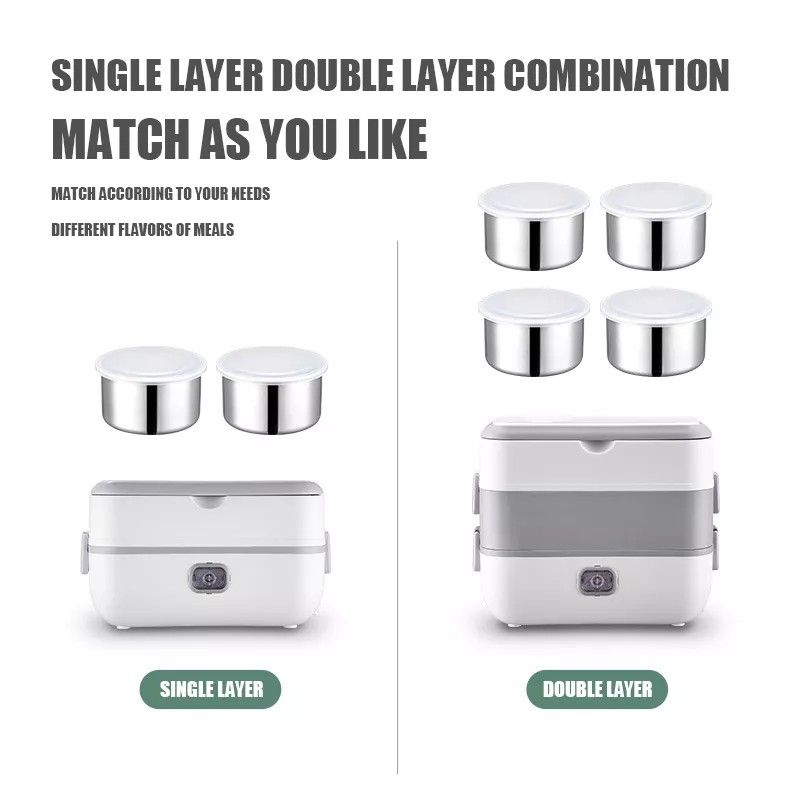 Double layer mini electric cooker, TV & Home Appliances, Kitchen ...