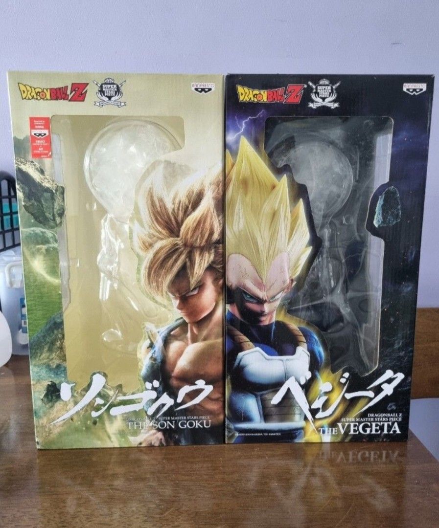 Dragon Ball Banpresto SMSP Super Master Star Piece Vegeta Goku 01 Color Figure -dbz Dragonball ...