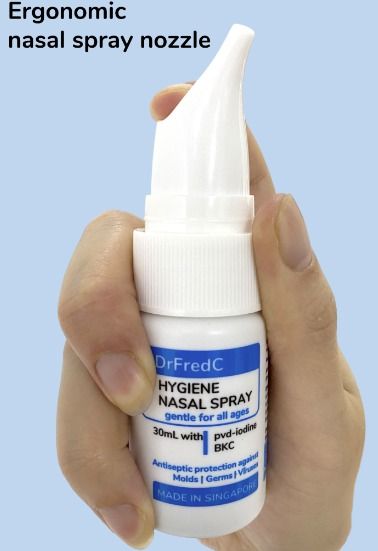 DrFredC | Hygiene Nasal Spray | 1 pax | Runny Nose | Blocked Nose | FLU ...