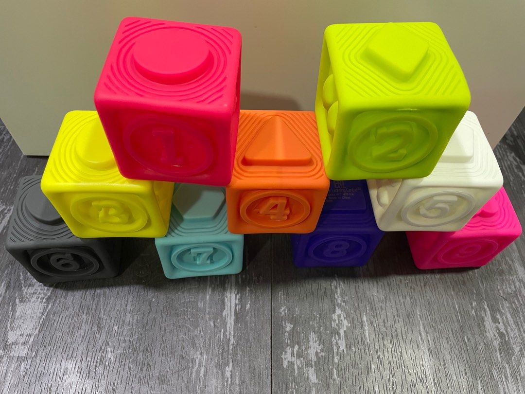 Early Learning Centre Soft Stack Blocks, Babies & Kids, Infant Playtime ...