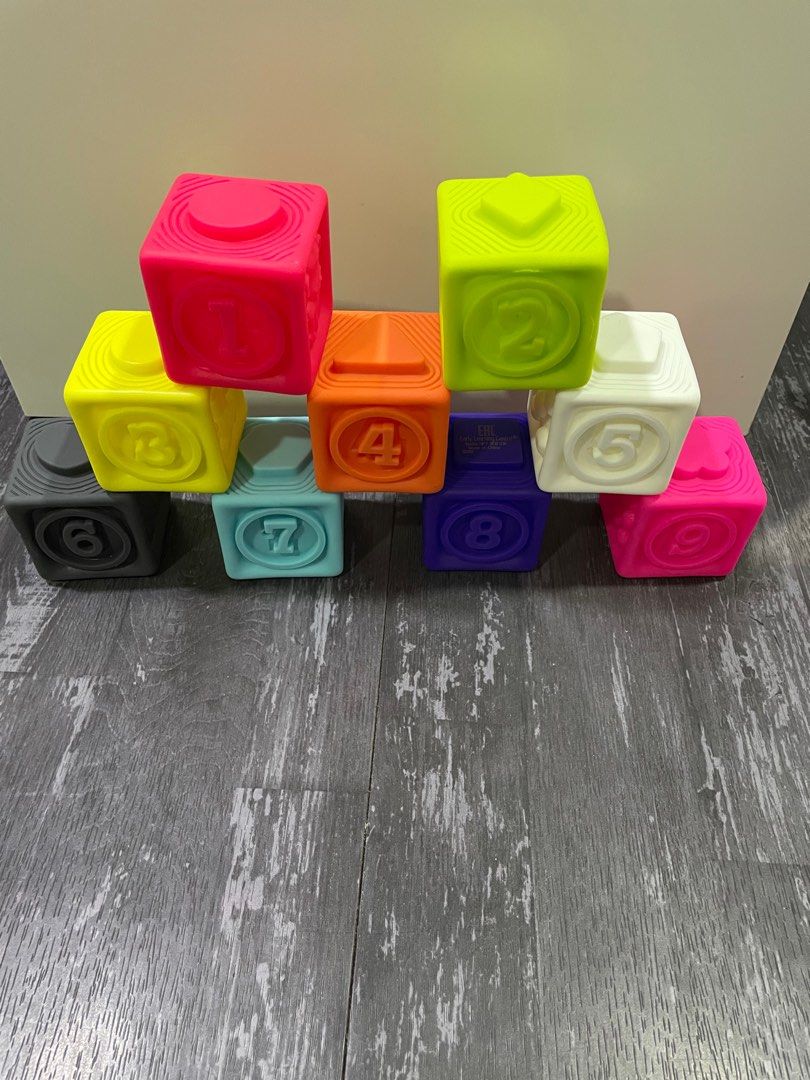Early Learning Centre Soft Stack Blocks, Babies & Kids, Infant Playtime ...