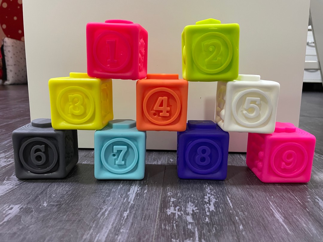 Early Learning Centre Soft Stack Blocks, Babies & Kids, Infant Playtime ...