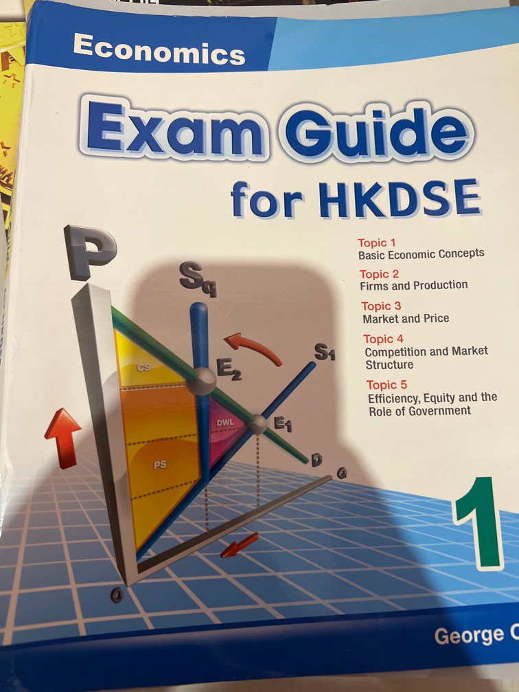 Economics exercise exam guide for HKDSE 1, 興趣及遊戲, 書本 & 文具, 教科書 - Carousell