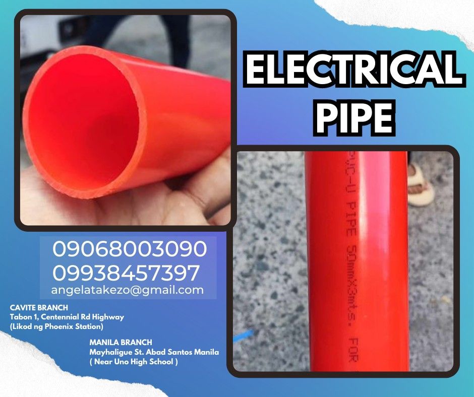 Electrical Orange Pipe, Commercial & Industrial, Construction Tools ...