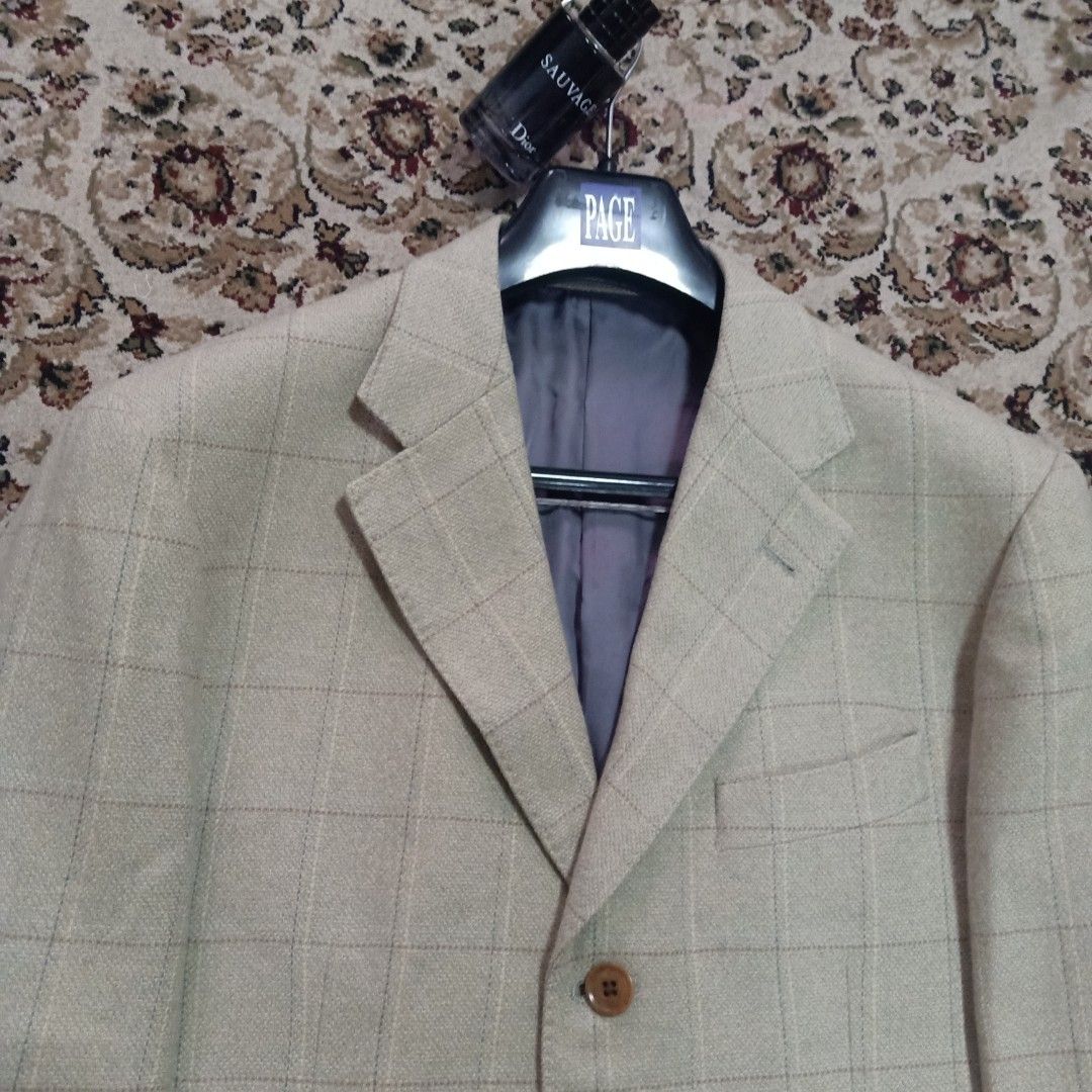 Exclusive 100% Cashmere Bruno De Angelis Single Breasted Blazer Made in ...