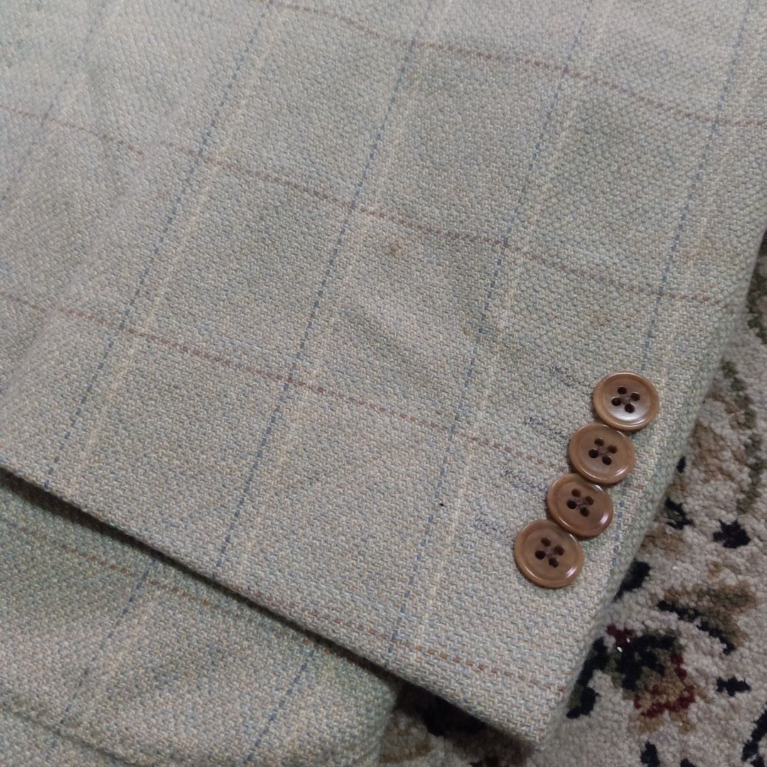 Exclusive 100% Cashmere Bruno De Angelis Single Breasted Blazer Made in ...