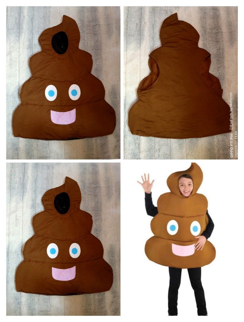 EZEFINDS Poop Funny Emoji Costume for Kids, Babies & Kids, Babies ...