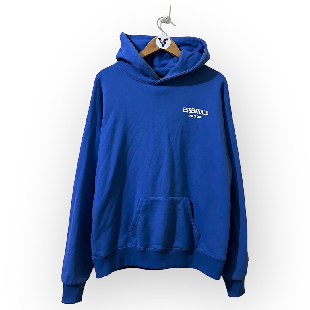 Fear of God Essentials Crenshaw Blue Hoodie on Carousell