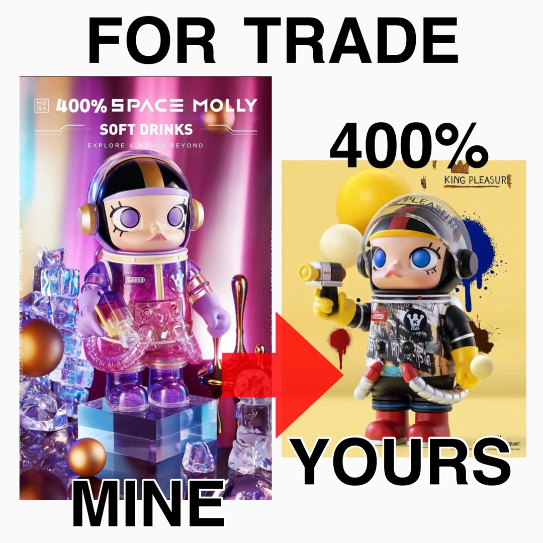 FOR TRADE: SPACE MOLLY SOFT DRINKS PURPLE TO SPACE MOLLY JEAN-MICHEL ...