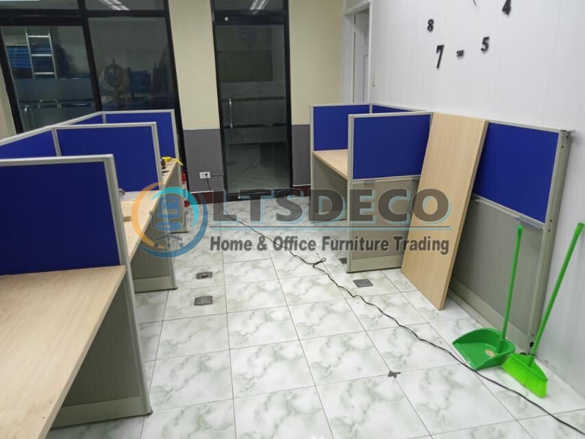 Free Installation Cubicle Office Partition / Office Furniture on Carousell