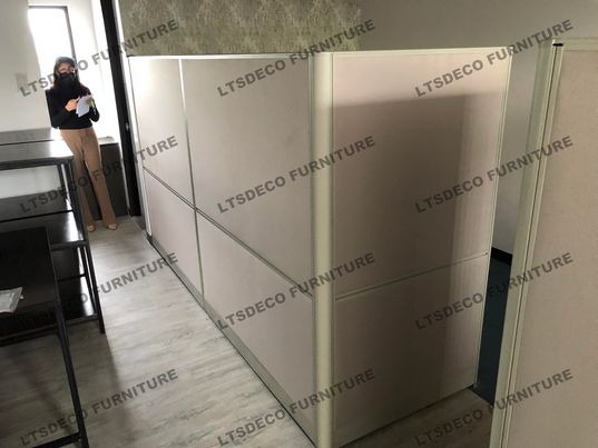 FULL FABRIC PANEL OFFICE PARTITION FURNITURE on Carousell