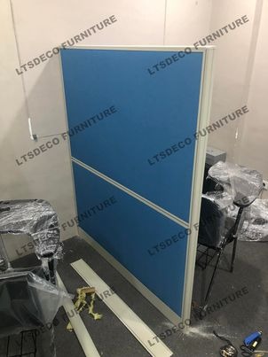 FULL FABRIC PANEL OFFICE PARTITION FURNITURE on Carousell