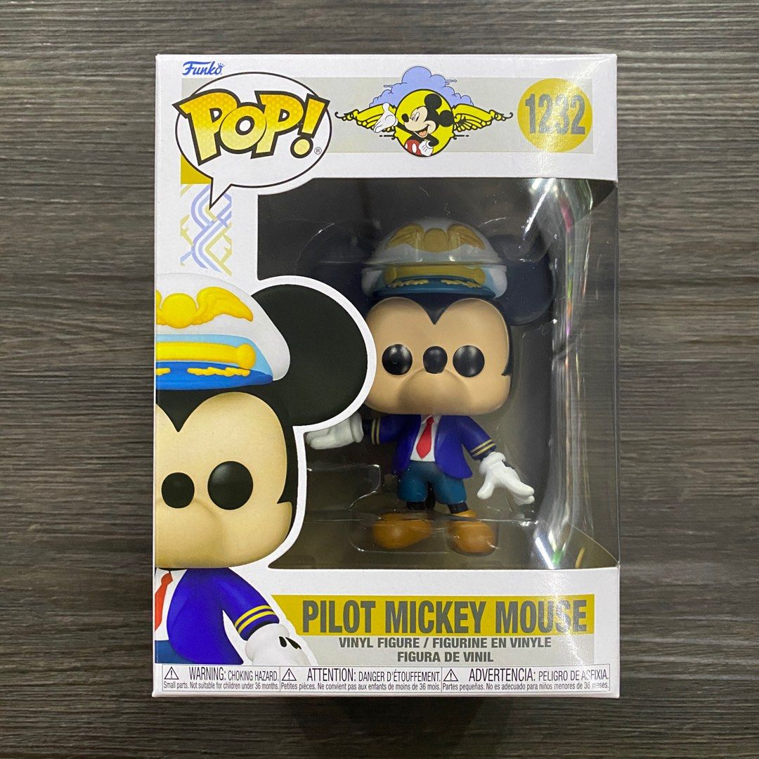 Funko Pop #1232: Disney - Pilot Mickey Mouse, Hobbies & Toys, Toys ...
