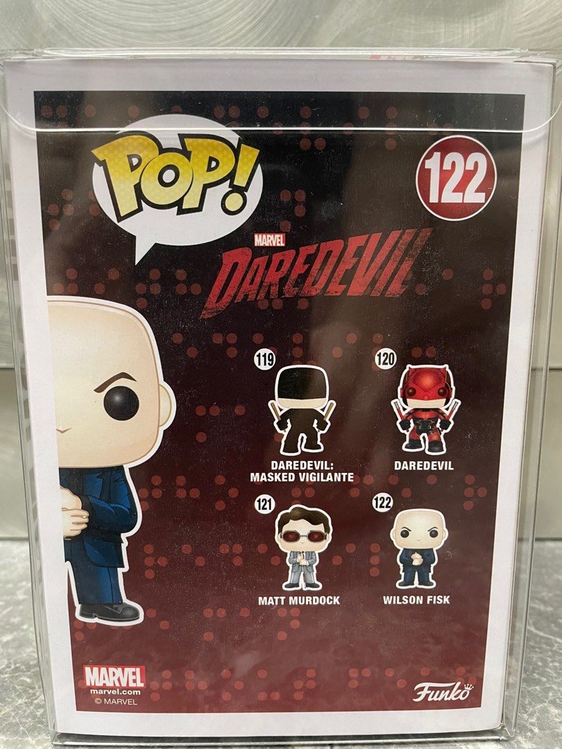 Funko Pop - 122 - Daredevil - Wilson Fisk, Hobbies & Toys, Toys & Games ...